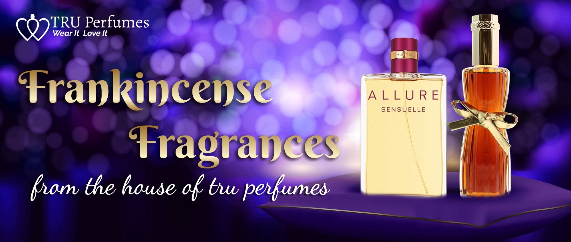 FRANKINCENSE FRAGRANCES FROM THE HOUSE OF TRU PERFUMES